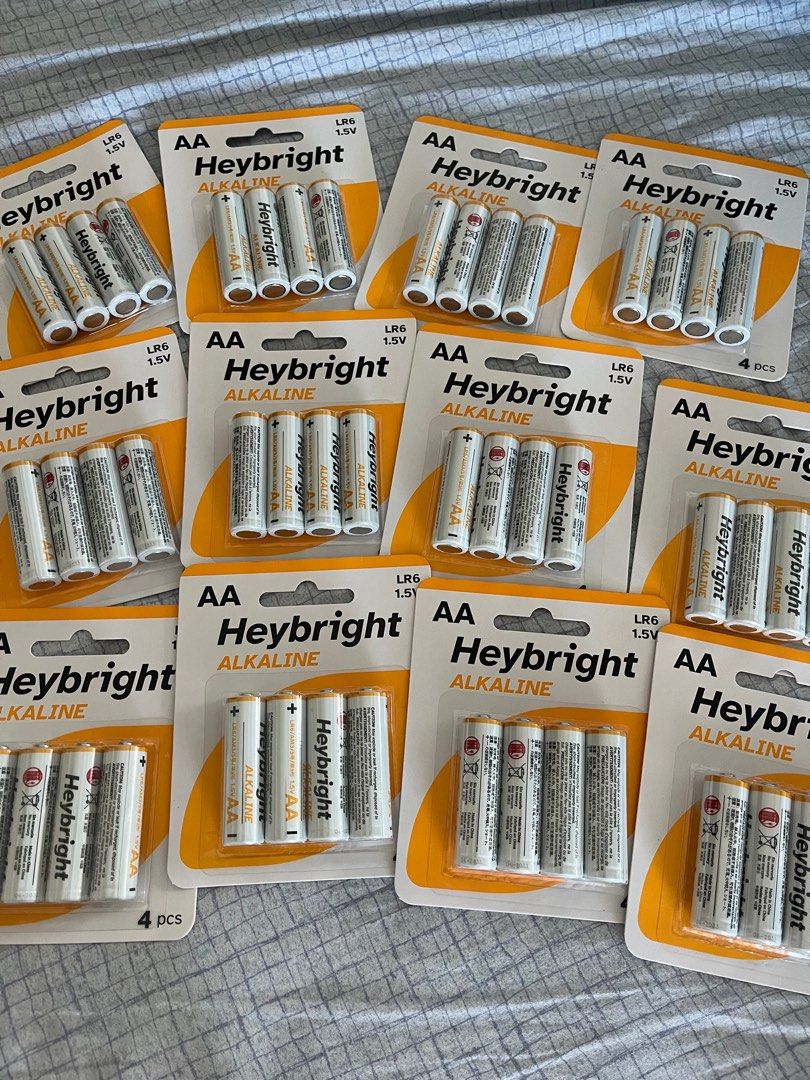 HEYBRIGHT AA BATTERIES, Mobile Phones & Gadgets, Mobile & Gadget Accessories, Batteries & Power ...