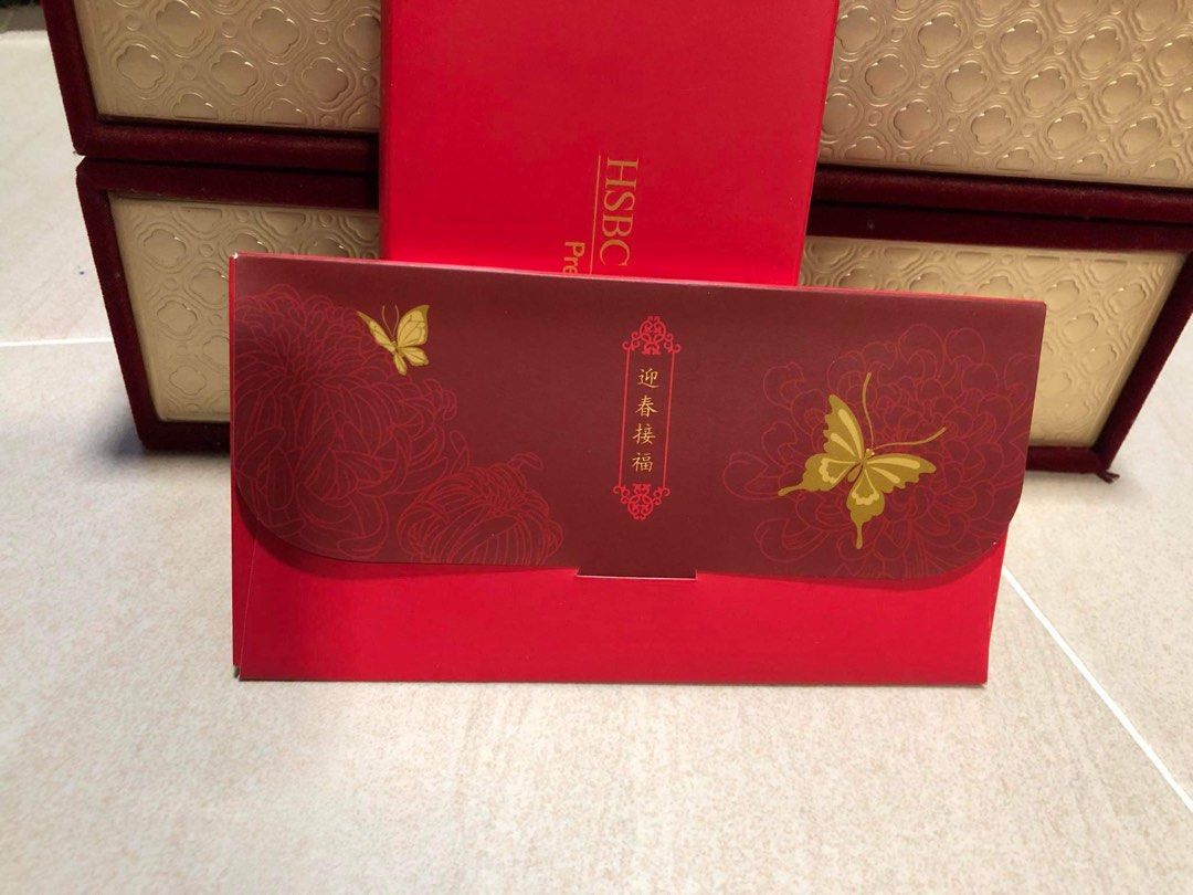 HSBC Premier Red Packet CNY Red Packet, Hobbies & Toys, Stationery ...