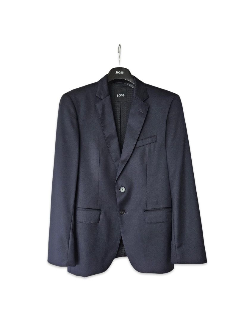 HUGO BOSS 'THE ONE' SUIT JACKET NAVY, Men's Fashion, Coats, Jackets and ...