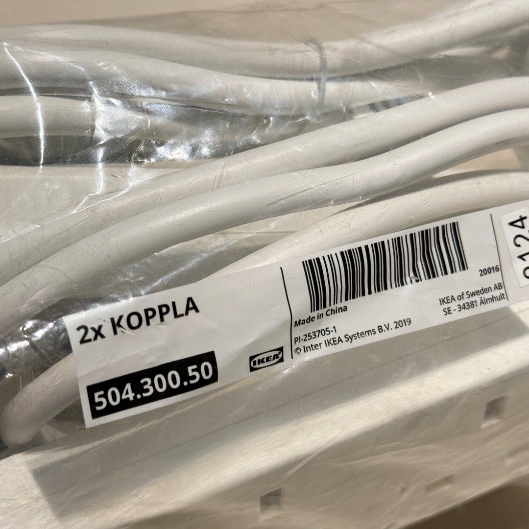 IKEA KOPPLA 4-way Extension Socket (2 pcs), TV & Home Appliances ...