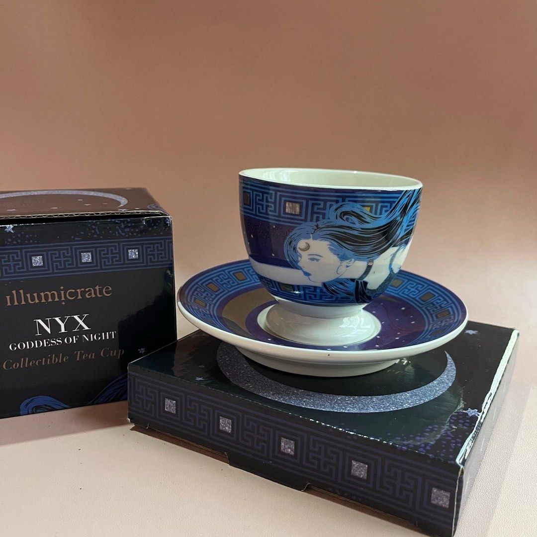ILLUMICRATE GODDESS OF NIGHT / NYX TEA SET, Furniture & Home Living ...