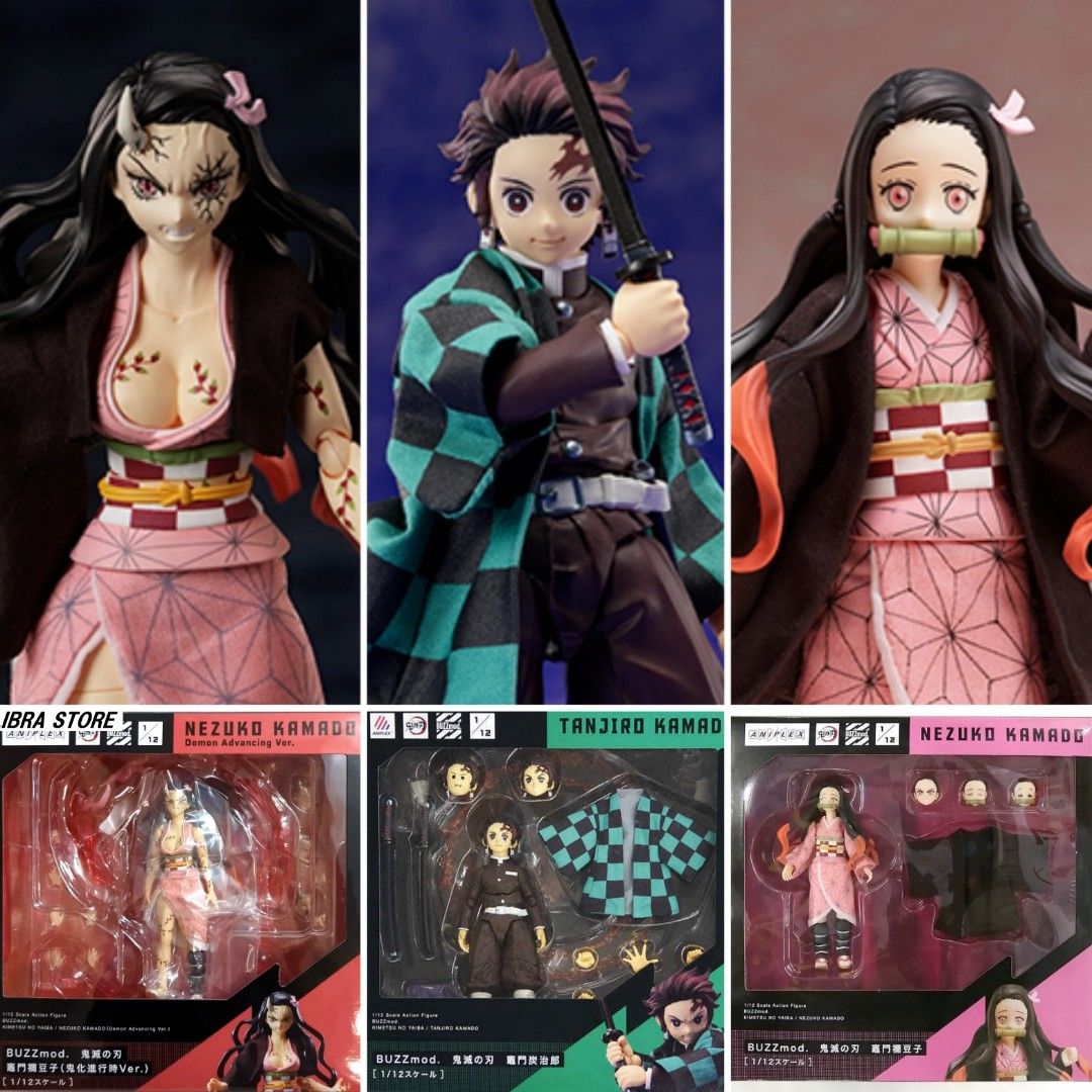 *in stock* Aniplex BUZZmod. Kamado Tanjiro Nezuko Demon Advancing Version Kimetsu No Yaiba Demon ...