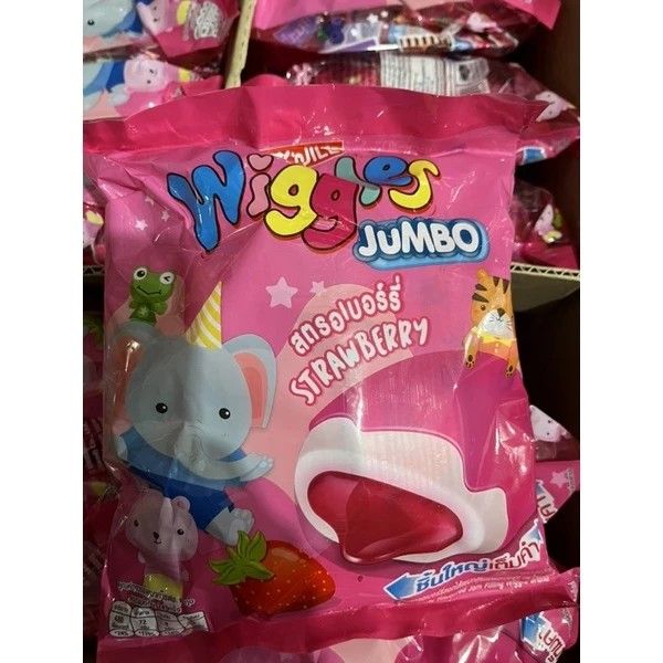 Jack n Jill Wiggles jumbo candy sweet jam filled marshmallow candy ...