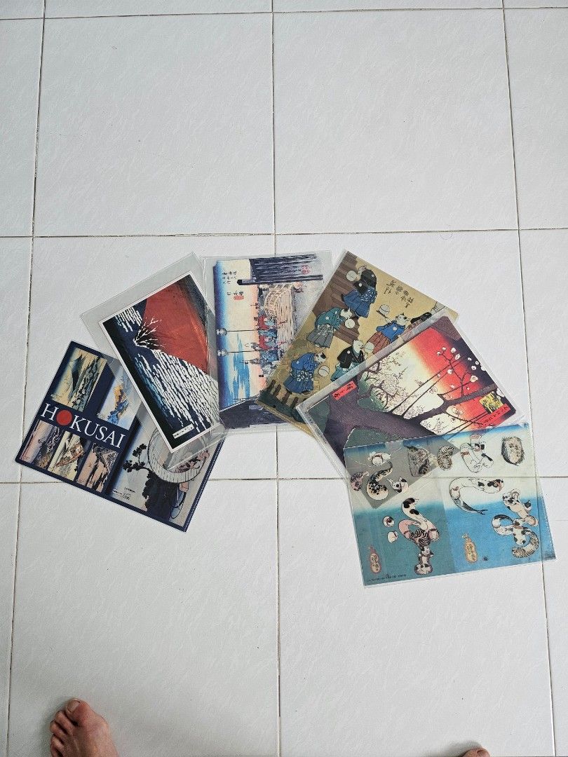 Japanese Ukiyoe A4 Folders, Hobbies & Toys, Stationery & Craft ...