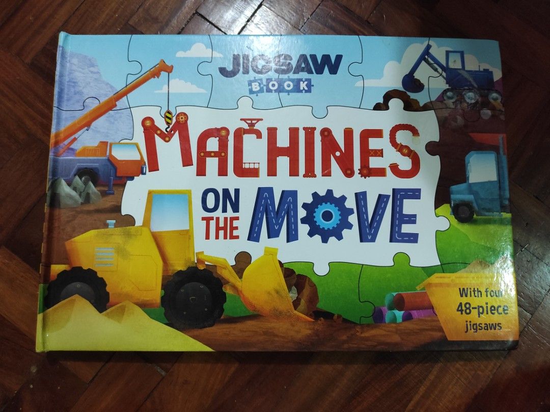 Jigsaw Book: Machines on the move (igloobooks), Hobbies & Toys, Books ...