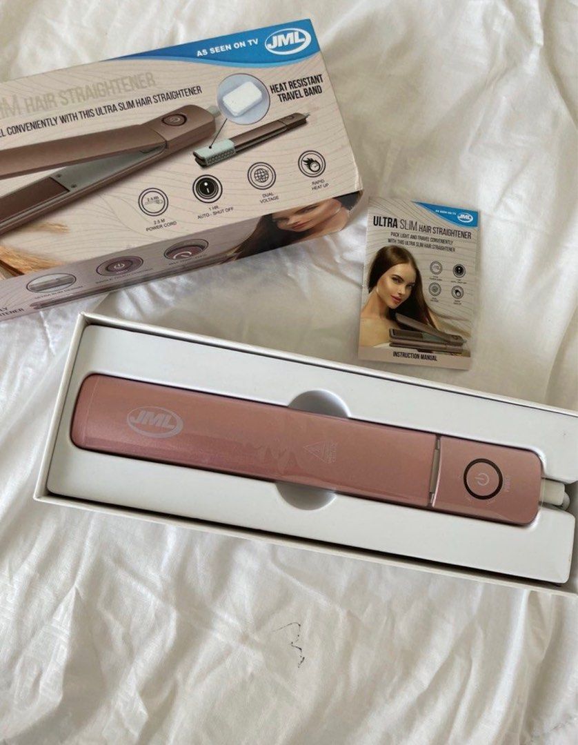 JML ULtra slim hair straightener, Beauty & Personal Care, Hair on Carousell