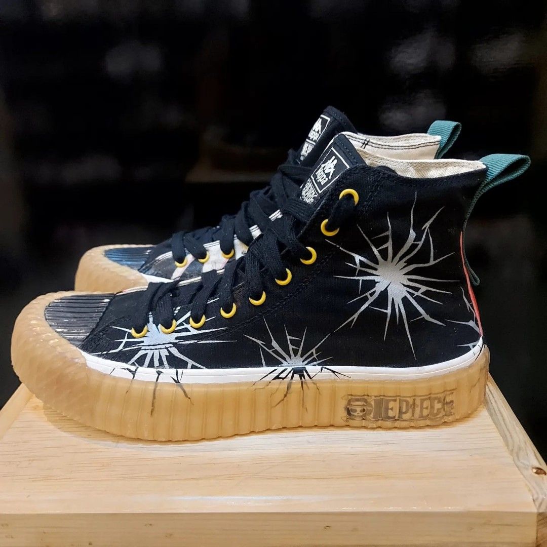 Kappa x One Piece, Fesyen Pria, Sepatu , Sneakers di Carousell