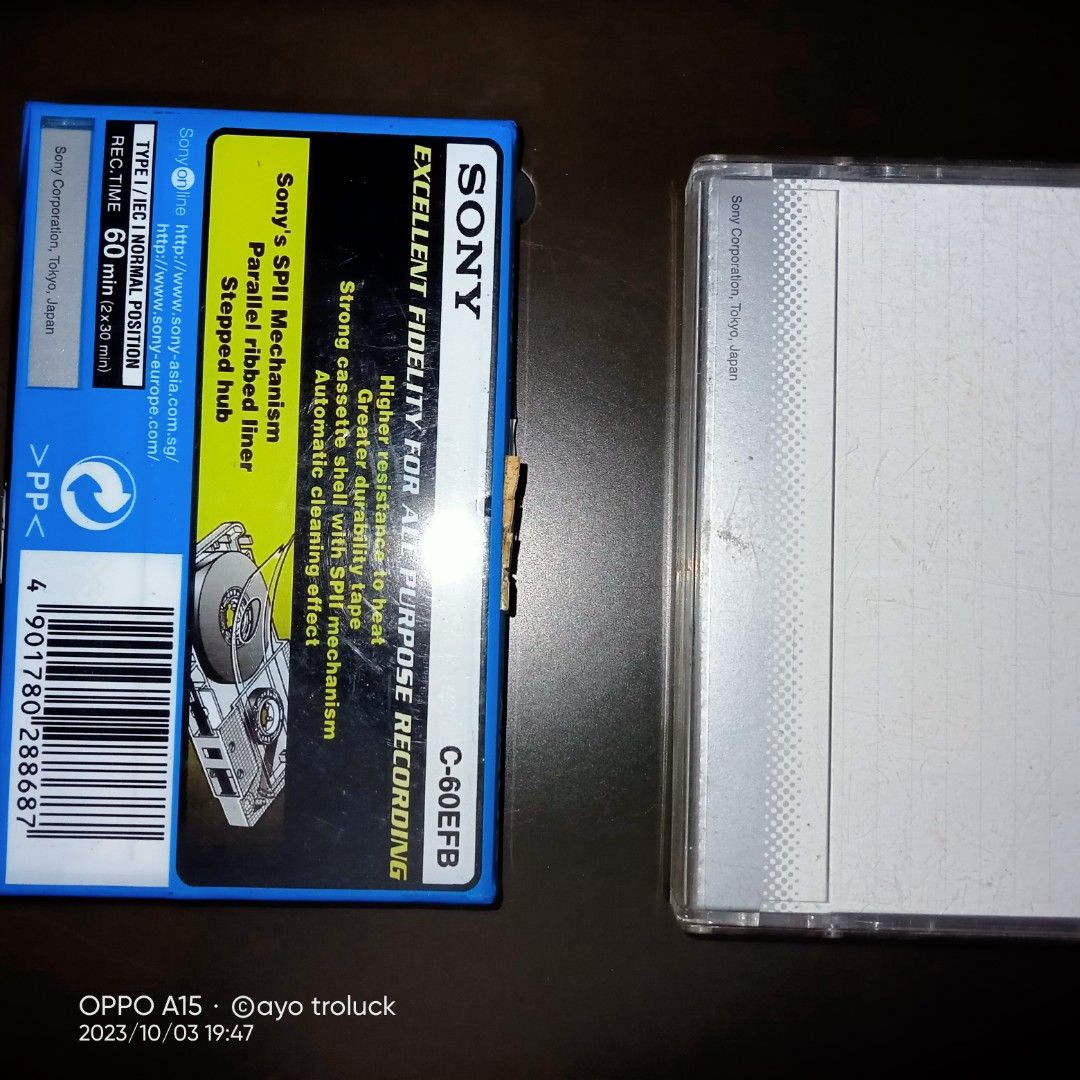 kaset sony lama NOS, Audio, Other Audio Equipment on Carousell