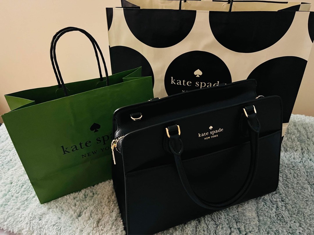 Kate Spade Madison Saffiano Leather Bag Medium, Luxury, Bags & Wallets ...