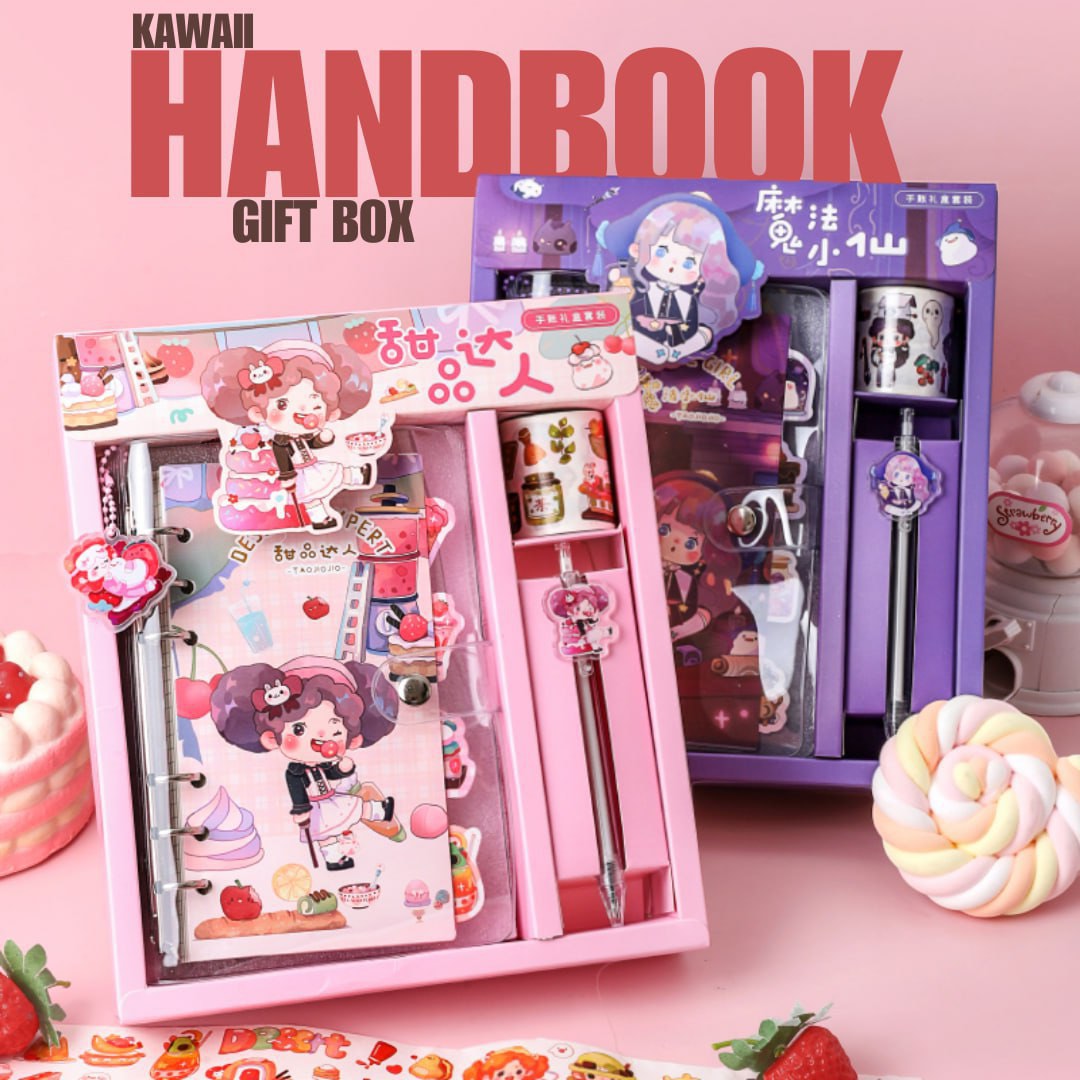 Kawaii Handbook Gift Box, Hobbies & Toys, Stationary & Craft, Other ...