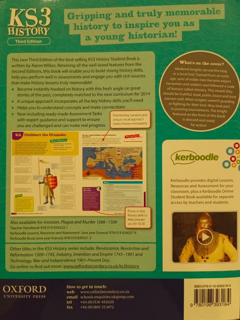 Key Stage 3 History Invasion, Plague and Murder, Hobbies & Toys, Books ...