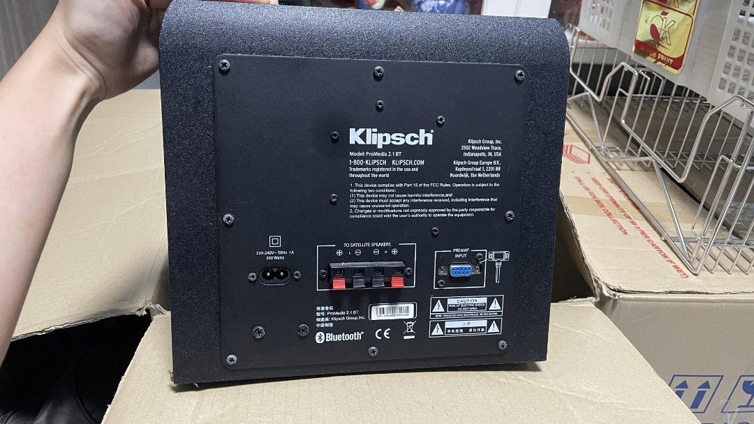 Klipsch amplifier and 2 way speakers, Audio, Soundbars, Speakers & Amplifiers on Carousell