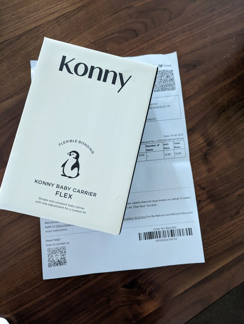 Konny Baby Carrier very new, Babies & Kids, Going Out, Carriers ...