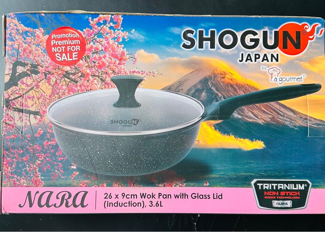 La Gourmet Shogun Japan Wok Pan, Furniture & Home Living, Kitchenware ...