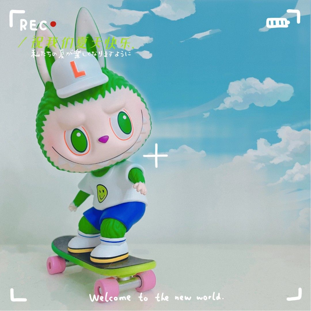 Labubu 滑板 吊卡 Skating Board, 預購 - Carousell