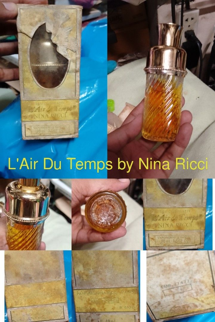 L'air Du Temps by Nina Ricci, vintage perfume, Beauty & Personal Care ...