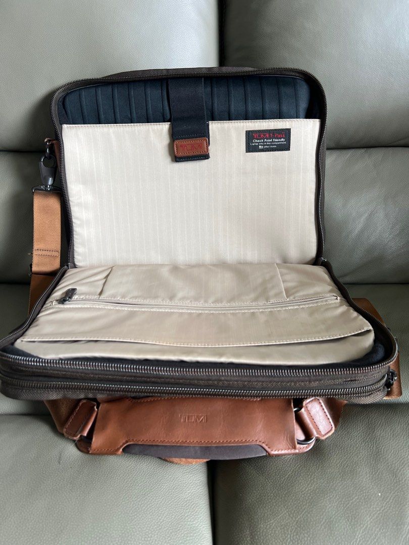 Tumi T-Pass Laptop bag, Men's Fashion, Bags, Briefcases on Carousell