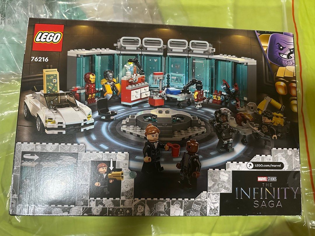 LEGO 76216 Iron Man Armory, Hobbies & Toys, Toys & Games on Carousell