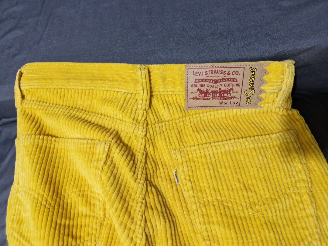 Levi's Simpsons Coords Jacket and Pants 90's costume, Men's Fashion ...