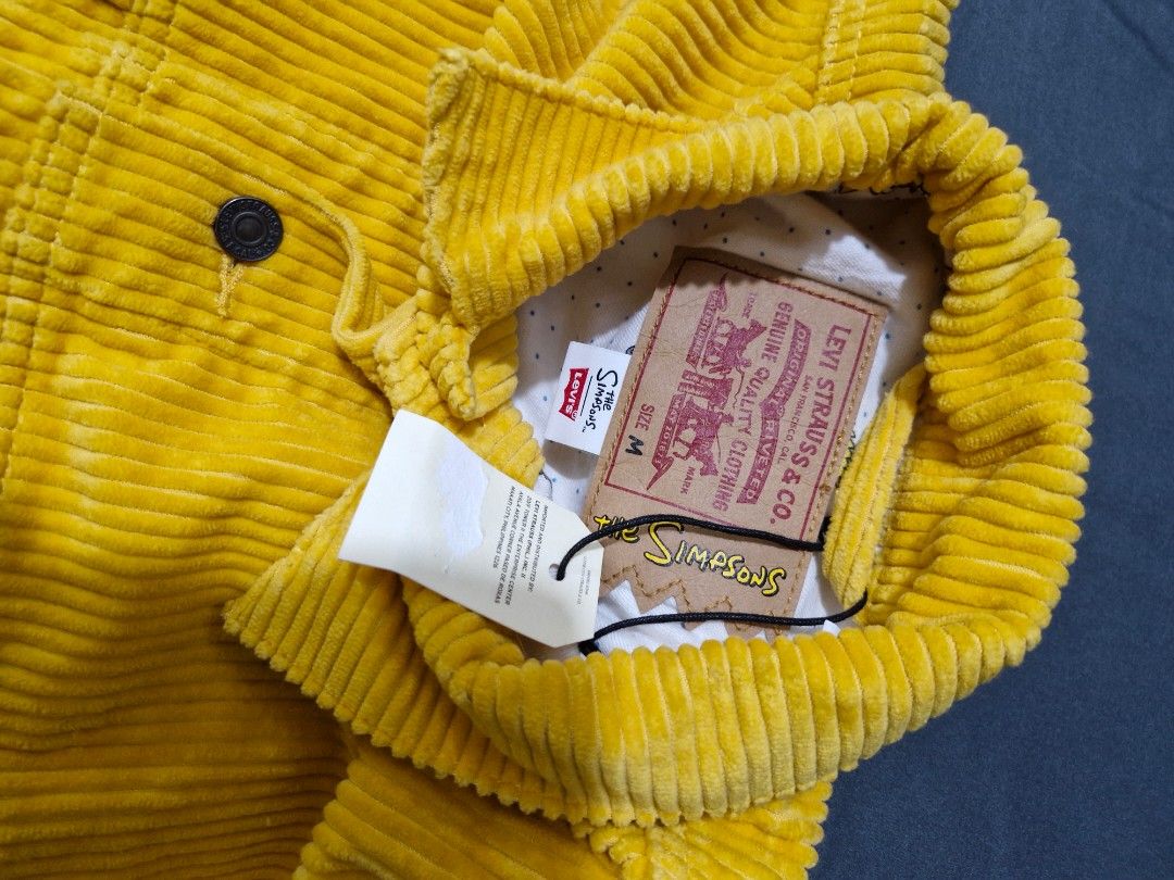 Levi's Simpsons Coords Jacket and Pants 90's costume, Men's Fashion ...