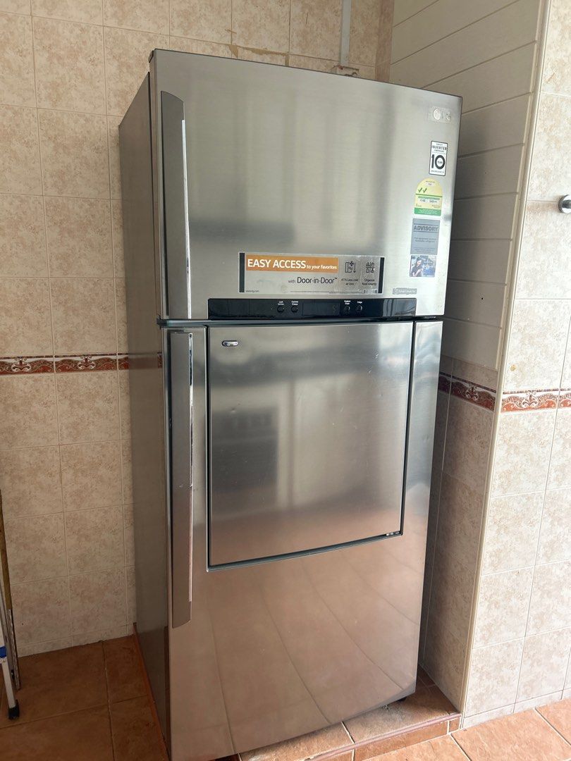 LG Fridge 2 door 507 litres, TV & Home Appliances, Kitchen Appliances, Refrigerators & Freezers ...
