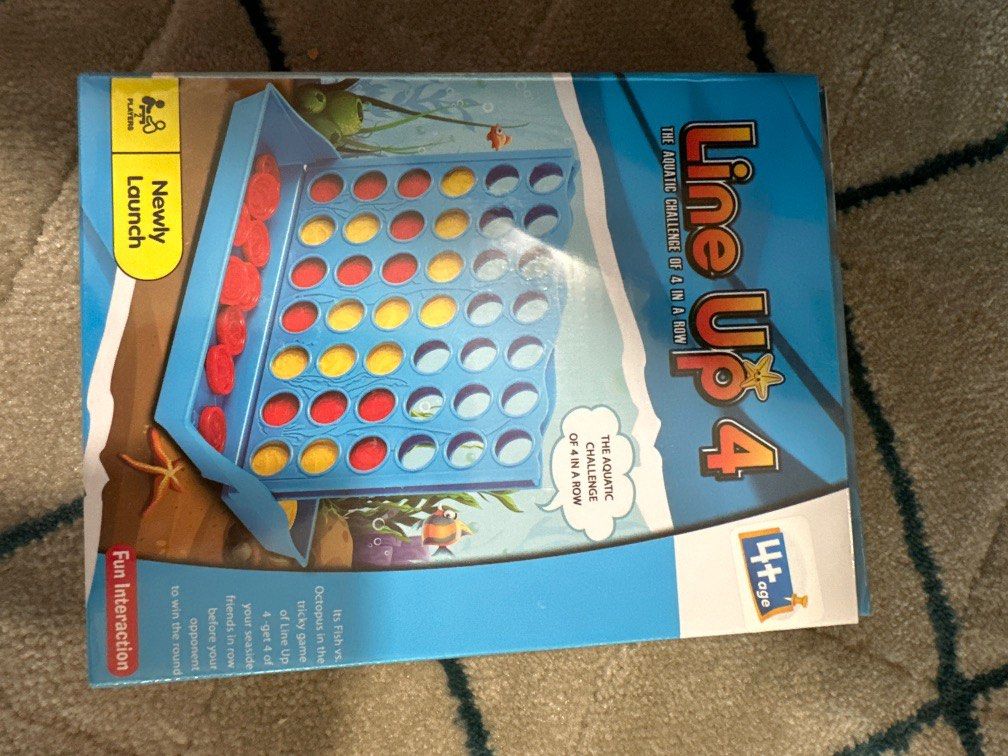 Line up 4 / Connect 4 (mini version), Hobbies & Toys, Toys & Games on ...