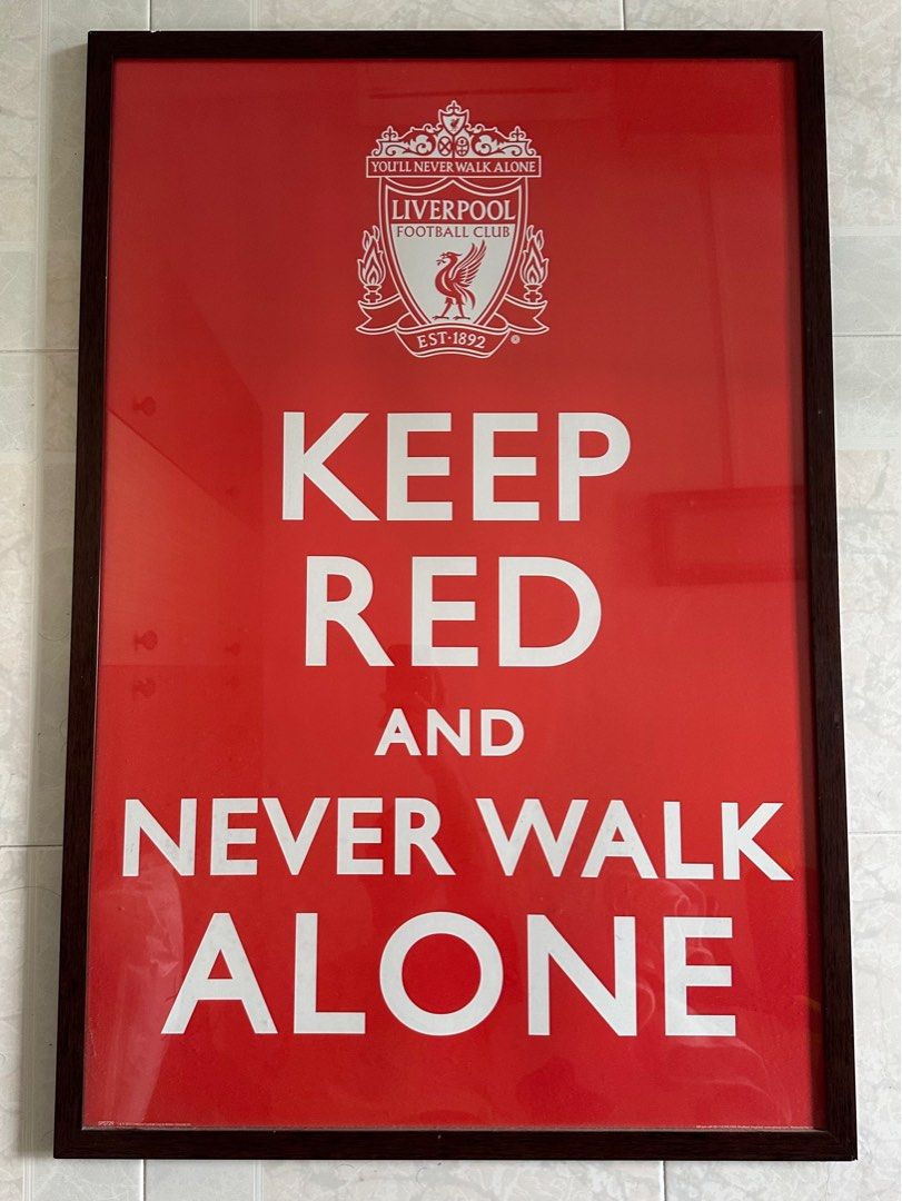 Liverpool Poster (Framed) - Height: 95cm, Width:65cm, Furniture & Home ...