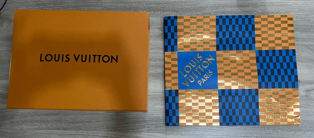 LV box and paper bag, Hobbies & Toys, Stationery & Craft, Stationery ...
