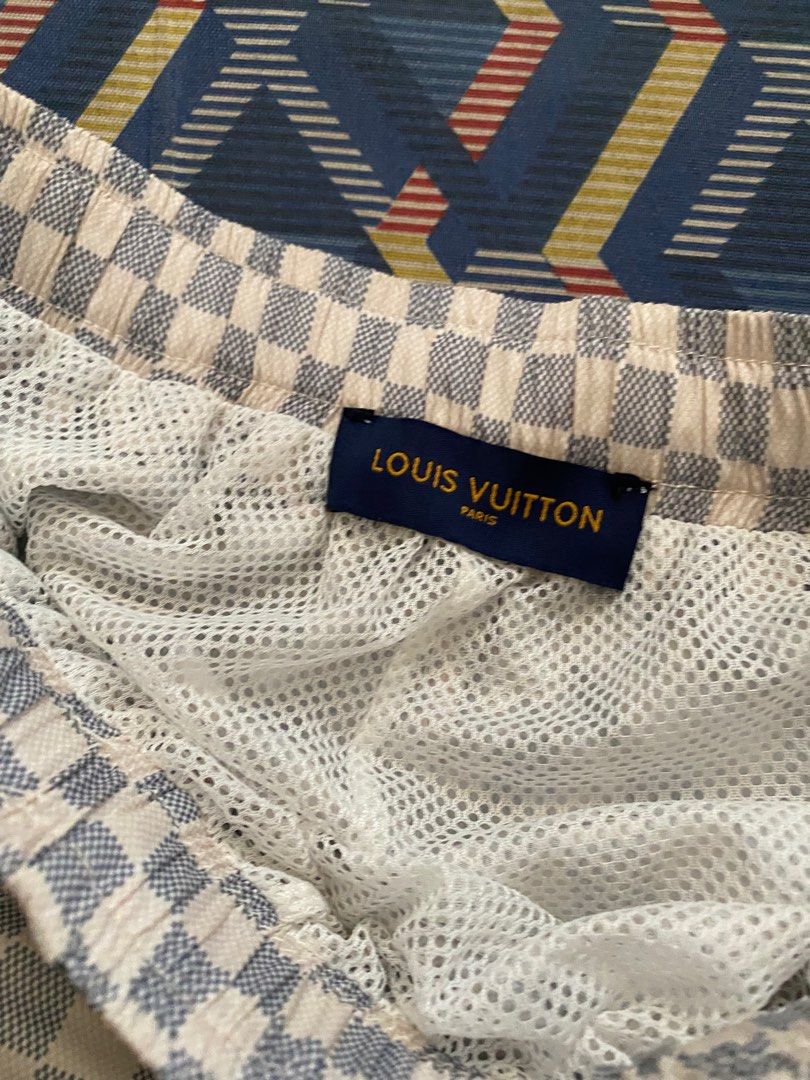 LV DAMIER SHORT SHORTS, Women's Fashion, Bottoms, Shorts on Carousell