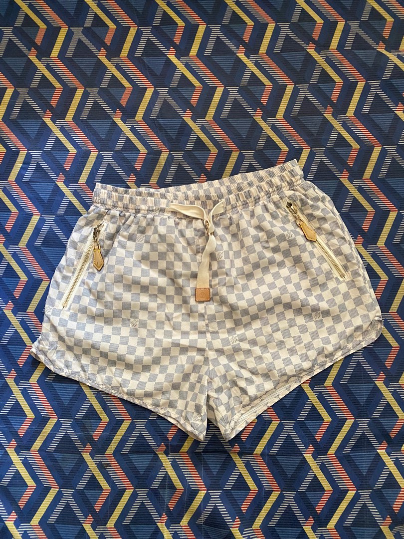 LV DAMIER SHORT SHORTS, Women's Fashion, Bottoms, Shorts on Carousell