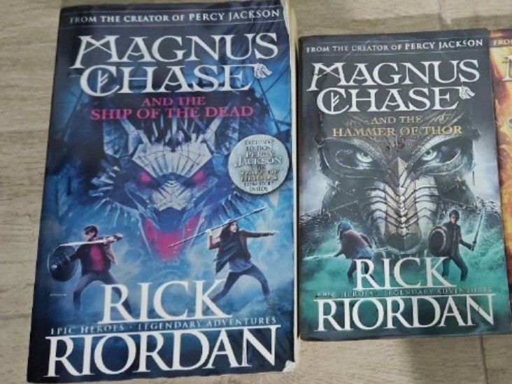 Magnus Chase book 1 to book 2, Hobbies & Toys, Books & Magazines ...