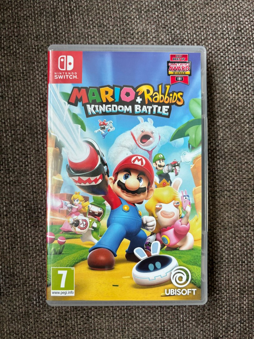 Mario Rabbids Kingdom Battle Switch Game (Free Collector Cards), Video ...