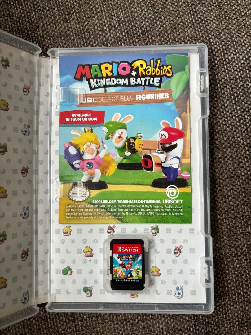Mario Rabbids Kingdom Battle Switch Game (Free Collector Cards), Video ...