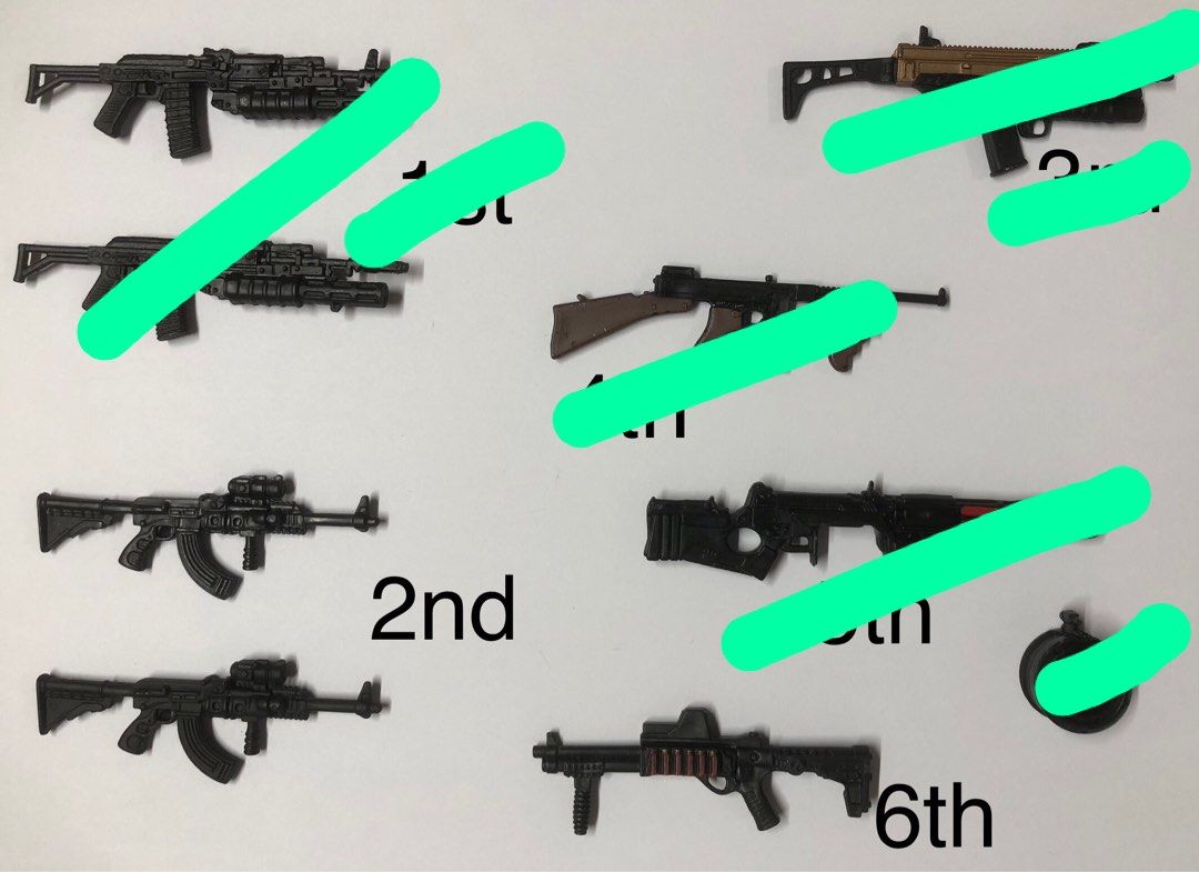 Marvel legends rifles guns AK47 carbine M16 AK-47 M-16 weapons, Hobbies ...