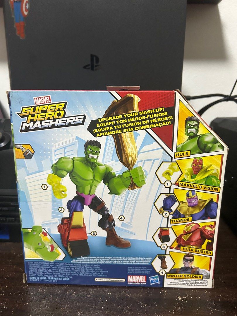MARVEL SUPERHERO MASHERS HULK, Hobbies & Toys, Toys & Games on Carousell