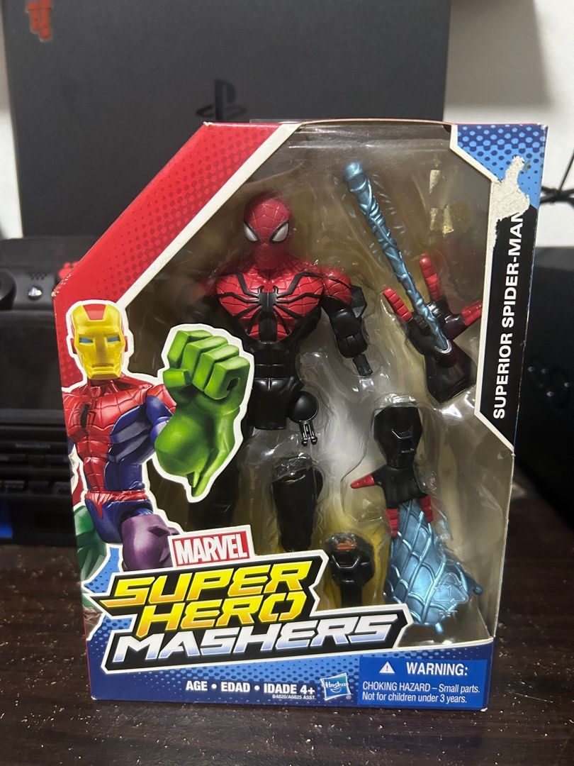 MARVEL SUPERHERO MASHERS SUPERIOR SPIDER-MAN, Hobbies & Toys, Toys ...