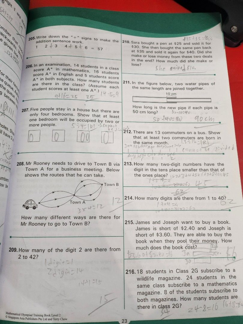 Mathematical Olympiad Training Book, Hobbies & Toys, Books & Magazines, Assessment Books on ...