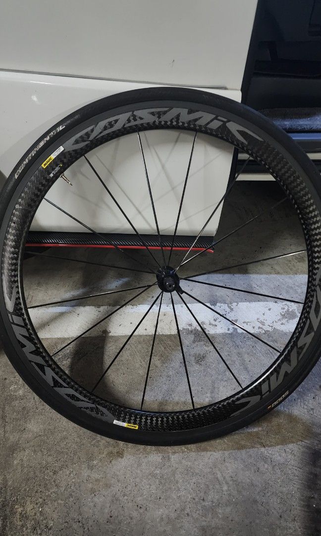 Mavic Cosmic Pro Carbon Exalith wheelset碳刀 碳輪組 單車鈴, 運動產品, 單車及配件, 單車 ...