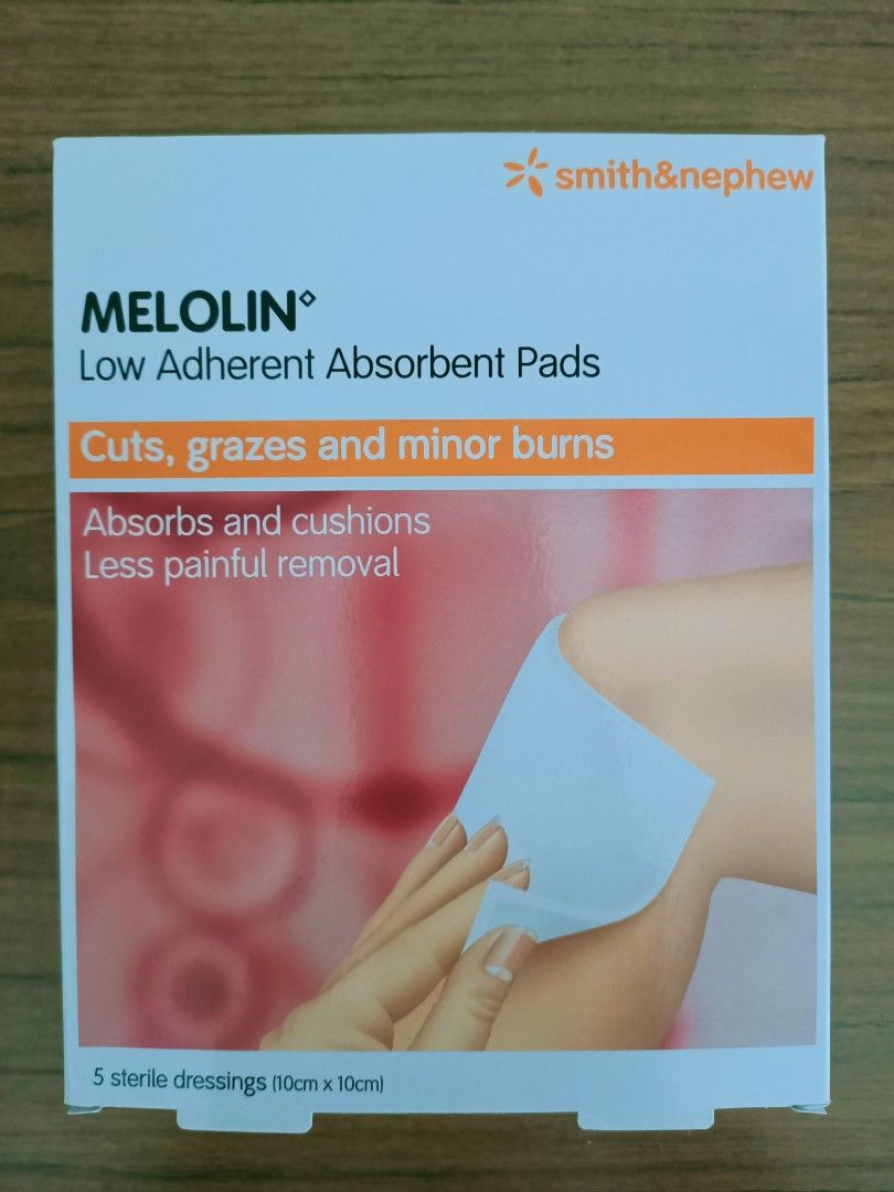 MELOLIN Low Adherent Absorbent Pads (Two Boxes @ S$10), Health ...