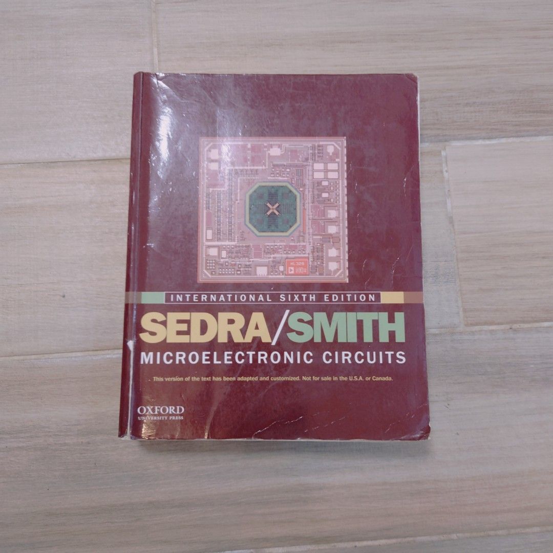 Microelectronic circuits sedra smith 電子學 大學用書, 書籍、休閒與玩具, 書本及雜誌, 教科書、參考書 ...