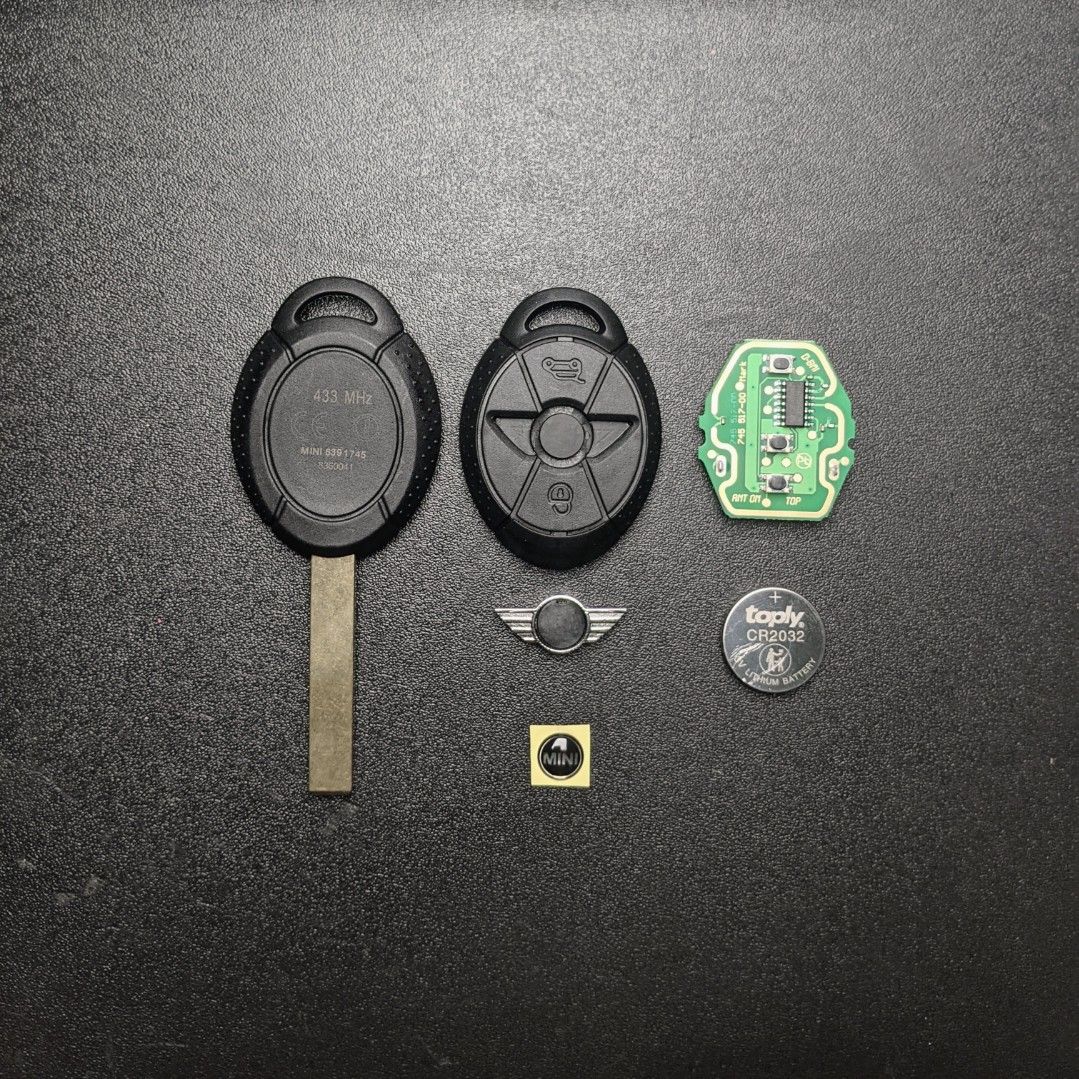 Mini Cooper s R50 R52 R53 blank Key set, Auto Accessories on Carousell