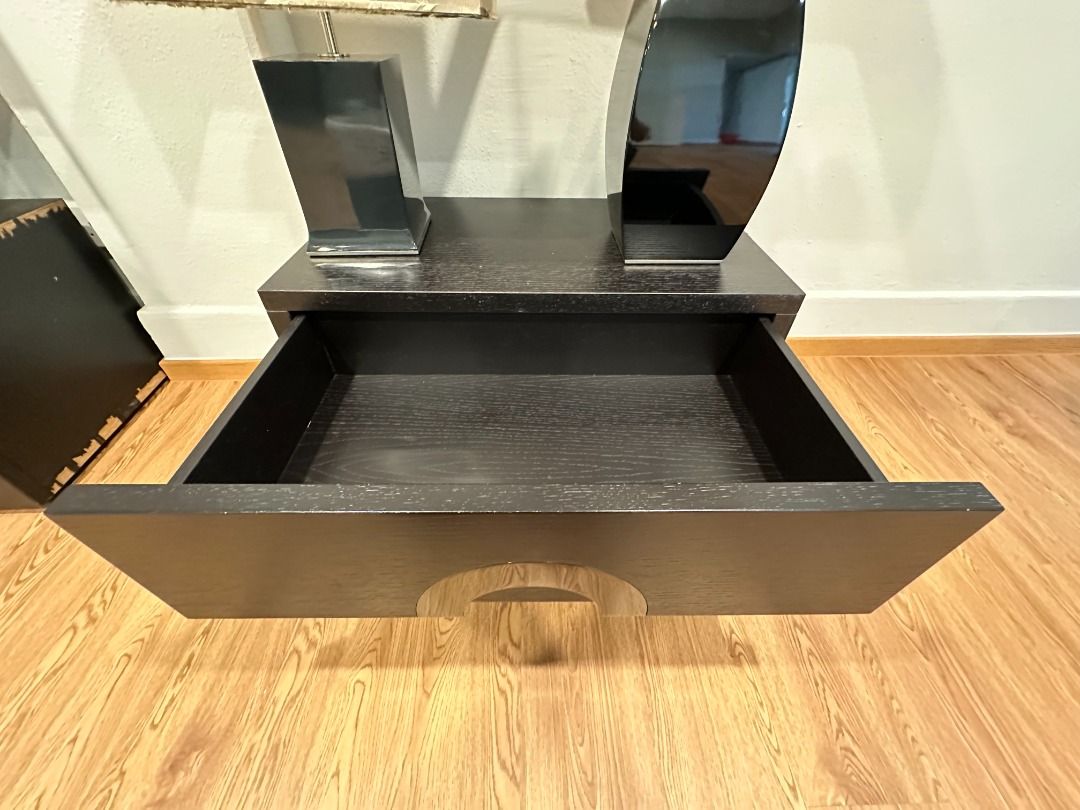 MINOTTI ARCHIPENKO BEDSIDE TABLE, Furniture & Home Living, Furniture, Shelves, Cabinets & Racks ...