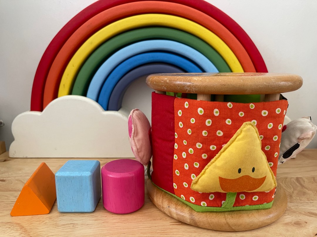 M&S Wooden Shape Sorter, Babies & Kids, Infant Playtime on Carousell