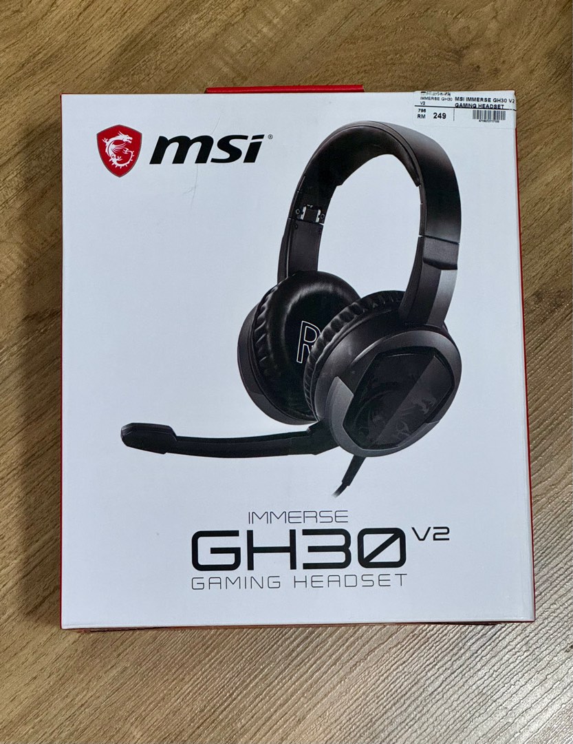 MSI GH30 v2 Gaming Headset, Audio, Headphones & Headsets on Carousell