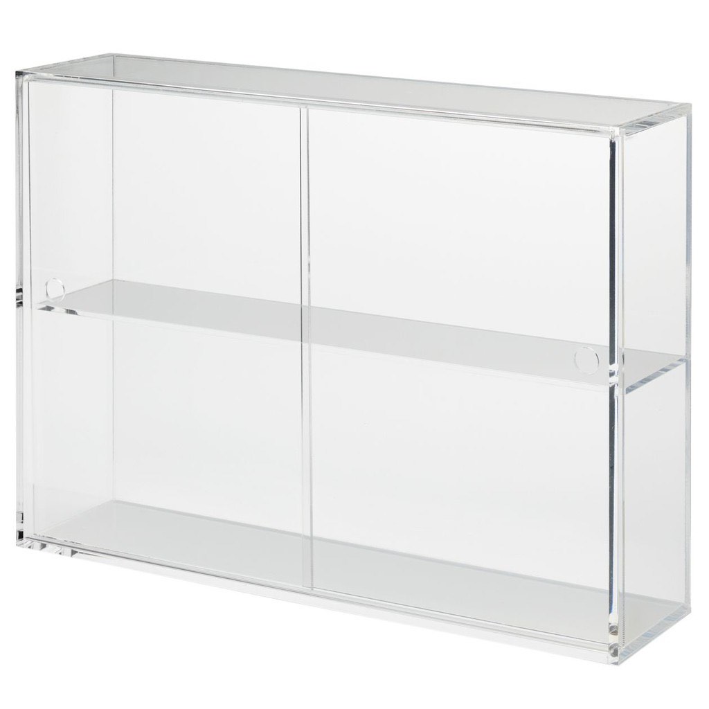 MUJI Acrylic Display Case With Sliding Doors, Furniture & Home Living ...
