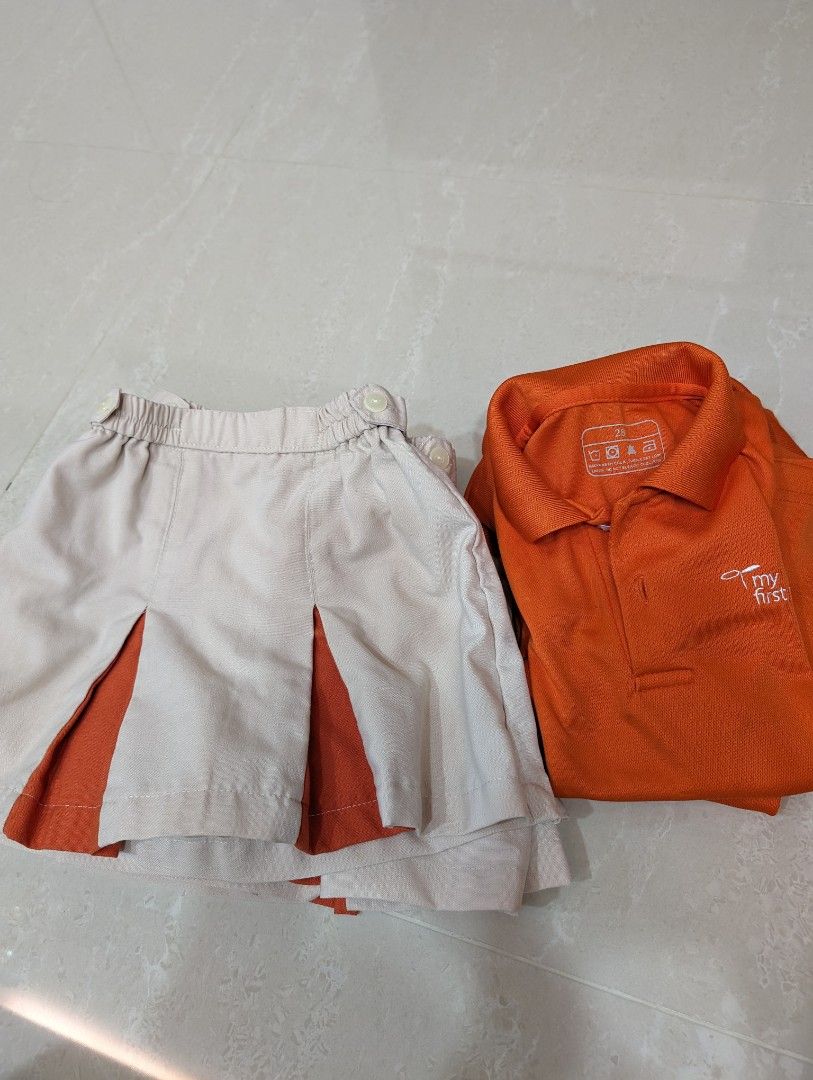 My first Skool girl uniform set, Babies & Kids, Babies & Kids Fashion ...