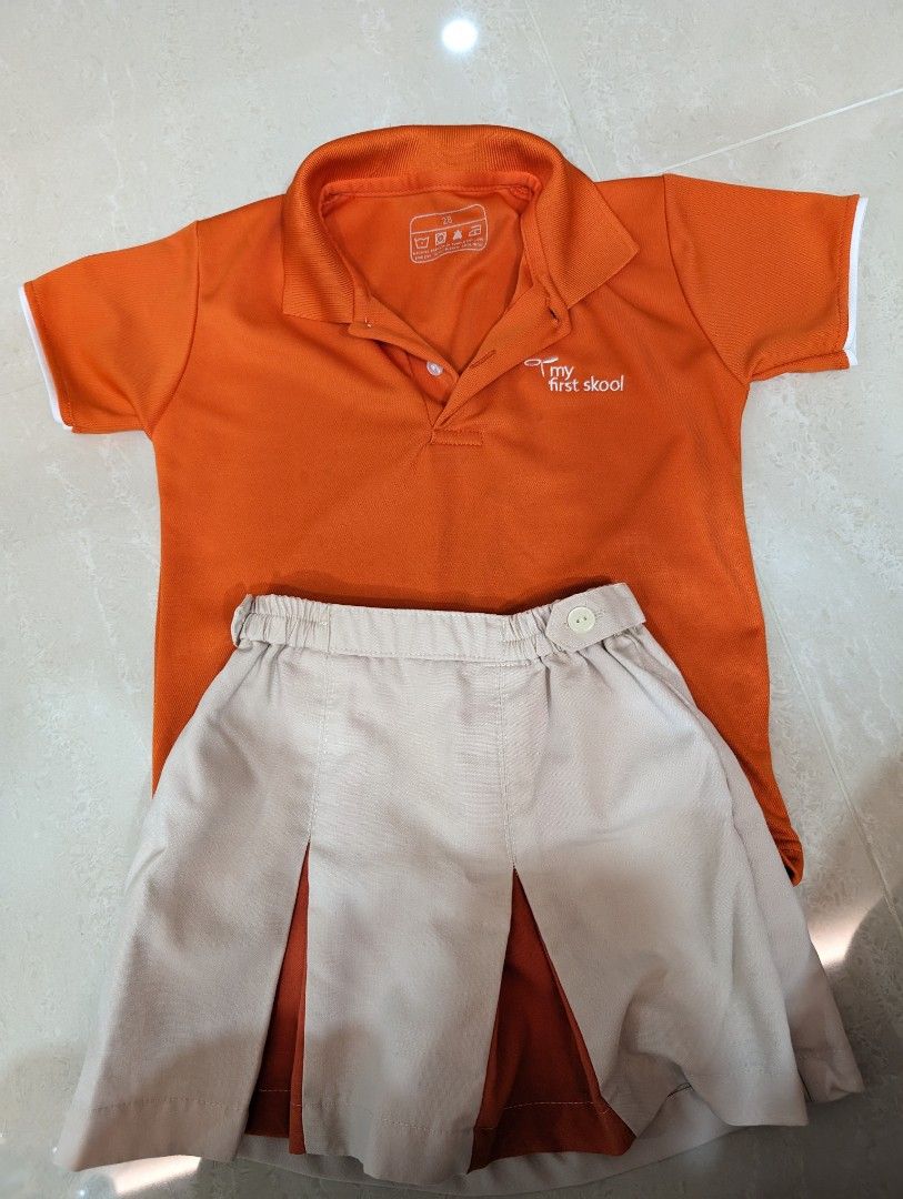 My first Skool girl uniform set, Babies & Kids, Babies & Kids Fashion ...