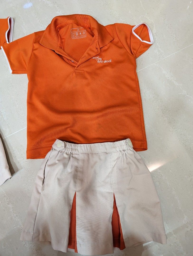 My first Skool girl uniform set, Babies & Kids, Babies & Kids Fashion ...