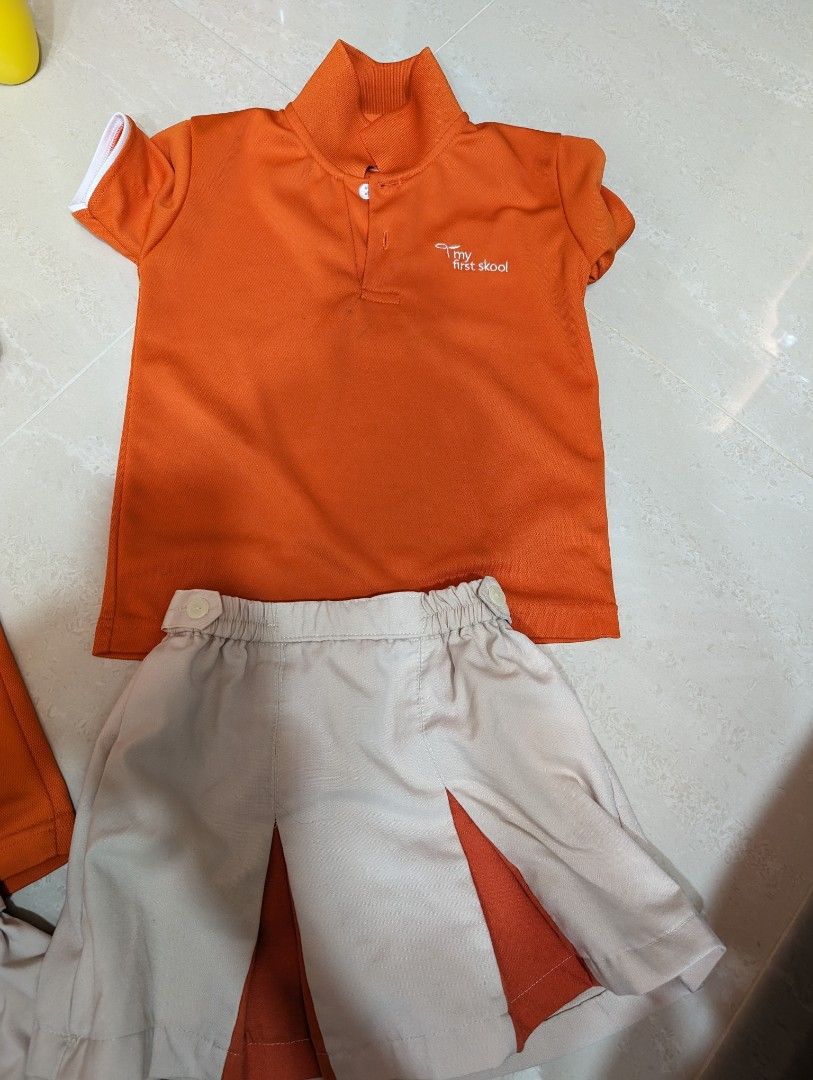 My first Skool girl uniform set, Babies & Kids, Babies & Kids Fashion ...