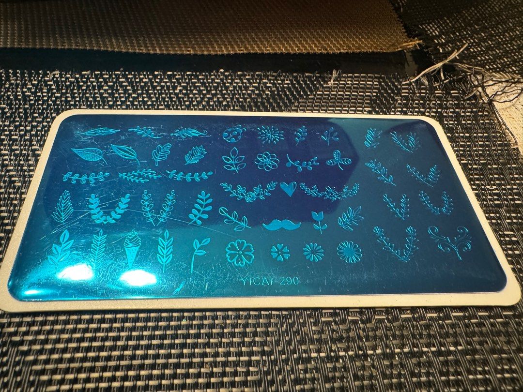 Nail Stamp Plates, Beauty & Personal Care, Hands & Nails on Carousell